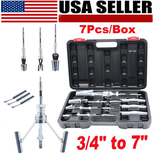 7Pcs Engine Cylinder Hone Tool Kit 3/4" to 7" Adjustable Deglazer ...