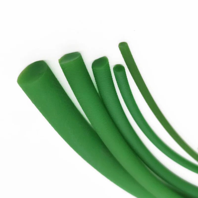 Green Polyurethane Conveyor Belts synchronous belt strip conveyor Round ...