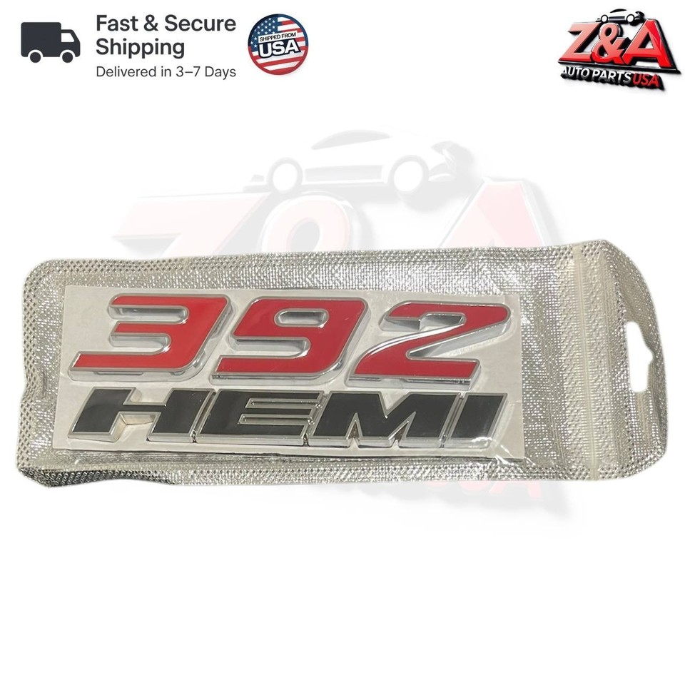 Glossy 392 HEMI Left or Right Emblems Badges for Charger Fender ...