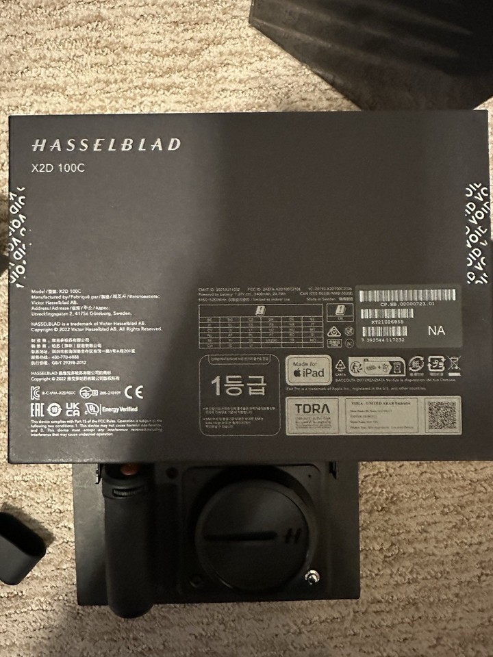 Hasselblad X2D 100C Medium Format Mirrorless Camera - Opened Box w ...