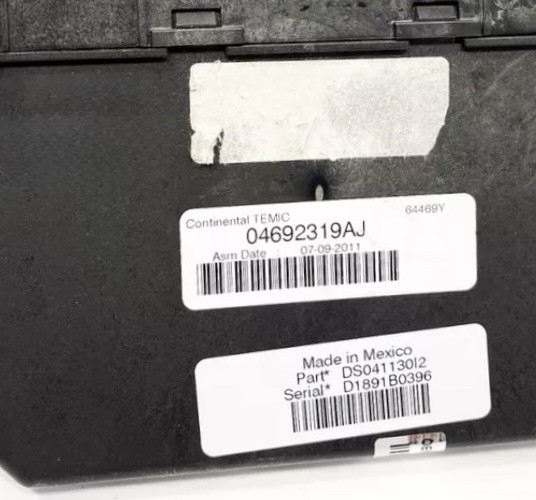 DODGE RAM 1500 TIPM INTEGRATED POWER MODULE FUSE BOX RELAY 2011 ...