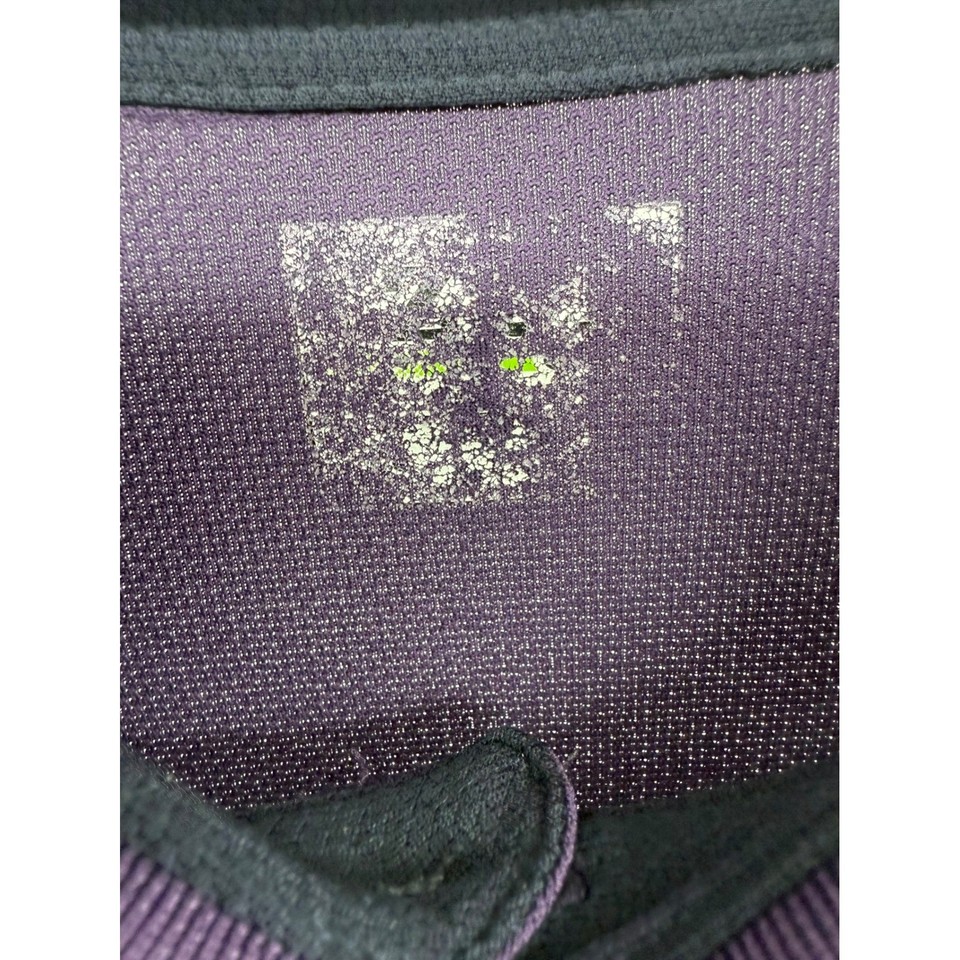 IZOD Golf Mens Purple Long Sleeve Polo Shirt XXL Performance Dry Fit ...