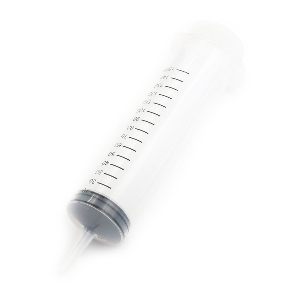 Plastic 150ML Large Syringe Measuring Nutrient Sterile Reusable Kitchen ...