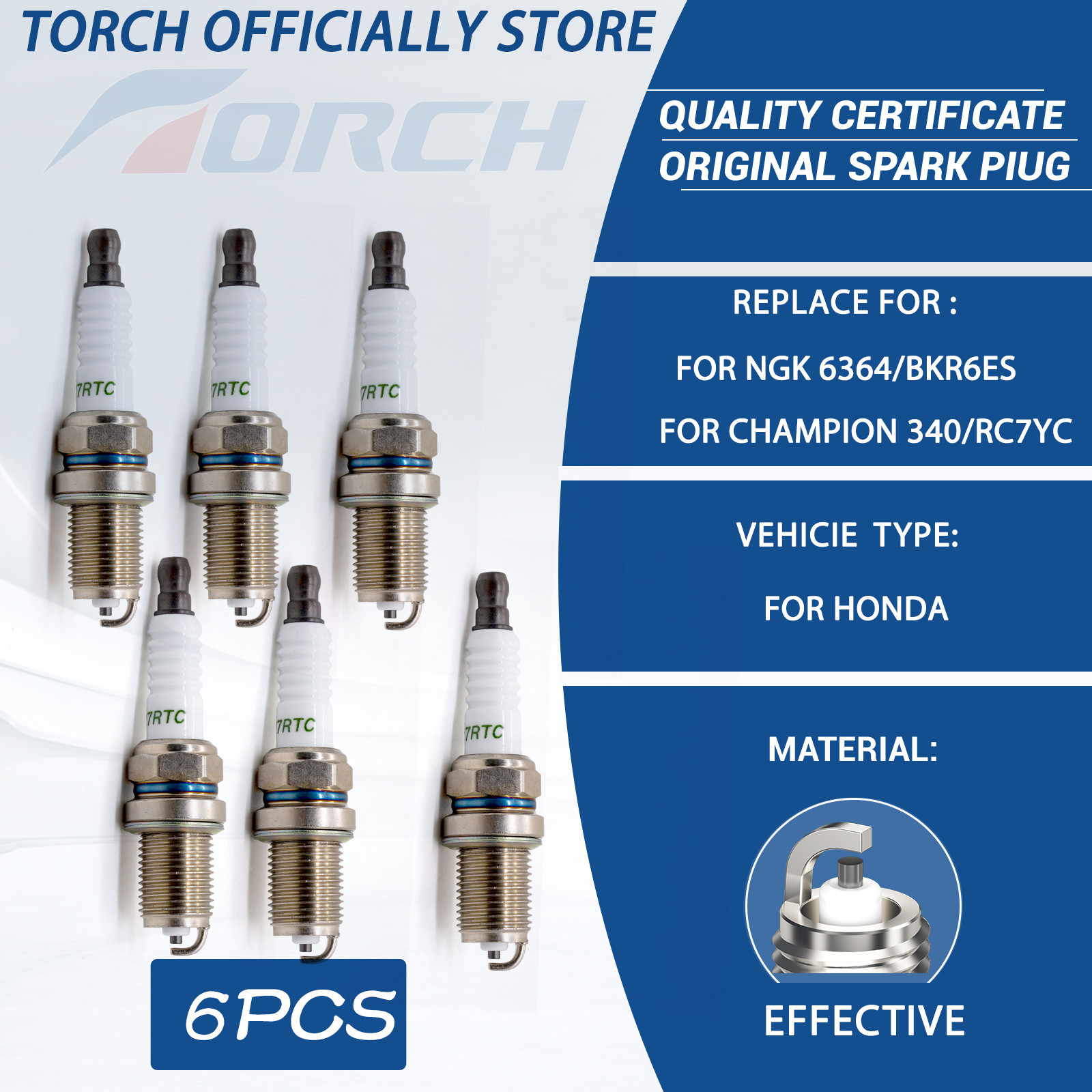 Torch K7RTC - Alternative spark plugs
