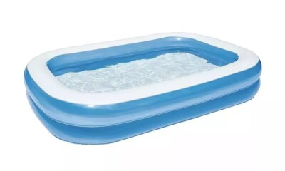 Bestway 2.62m (8.7ft) Inflatable Family Swimming Paddling Pool Garden ...
