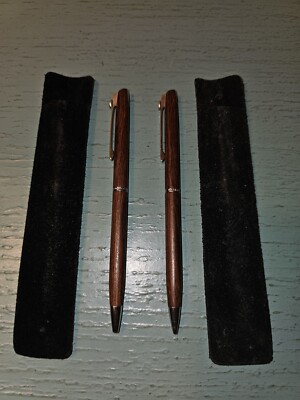 Vintage Hallmark Rosewood Pen & Pencil Set W/ GE Emblem-Very Rare | eBay