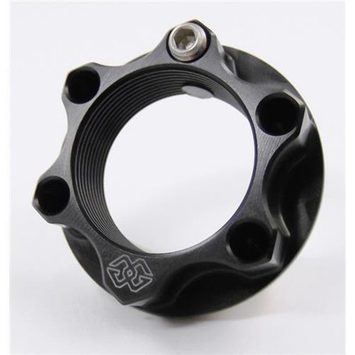 GILLES ACMA TOP YOKE NUT LOCKNUT BLACK YAMAHA YZF-R6 YZFR6 YZF R6 2017 ...