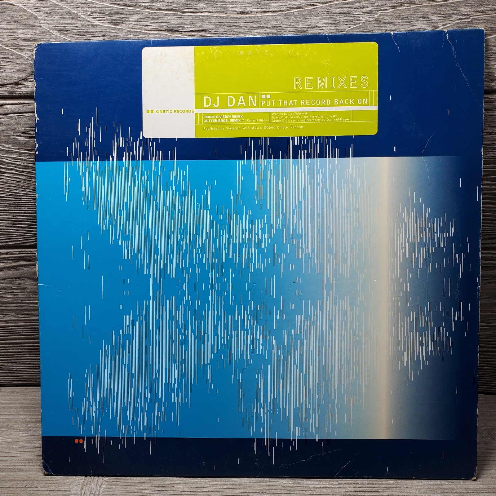 DJ Dan – Put That Record Back On Remixes, 12" Vinyl, Kinetic Records ...