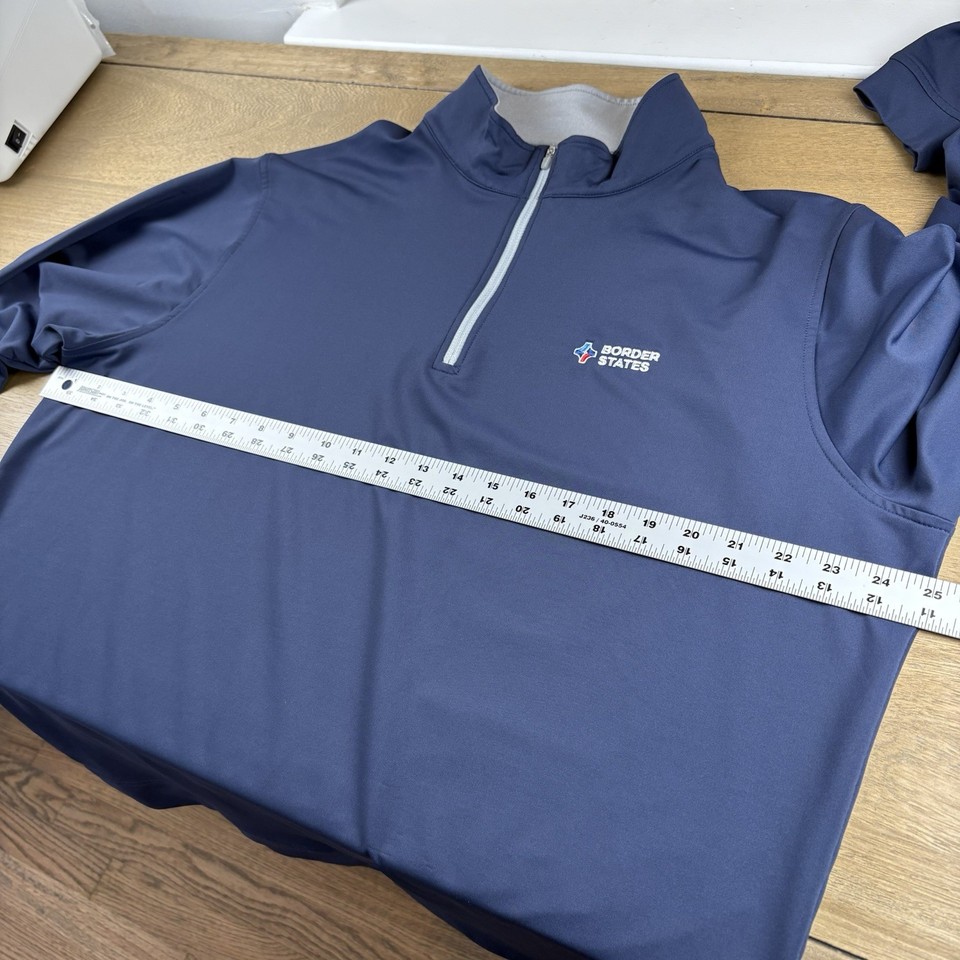 Peter Millar Perth 1/4 Zip Pullover Men’s XL Navy Performance Golf ...