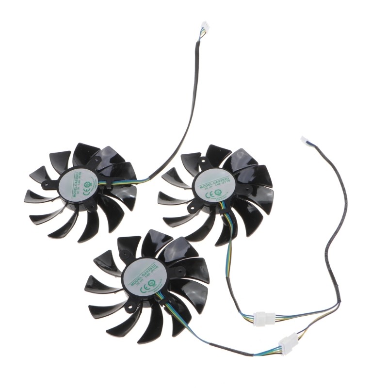 3PCS GA92S2U 4Pin Graphic Card Cooling VGA Fan for ZOTAC RTX3090 3080 ...