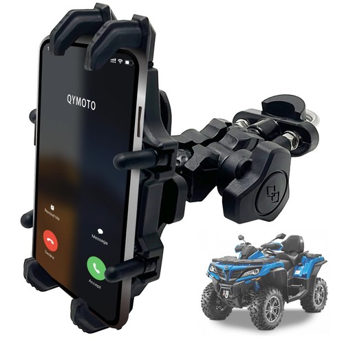 ATV Phone Holder,Handlebar Mount 360 Cellphone Holder Clamp Compatiable ...
