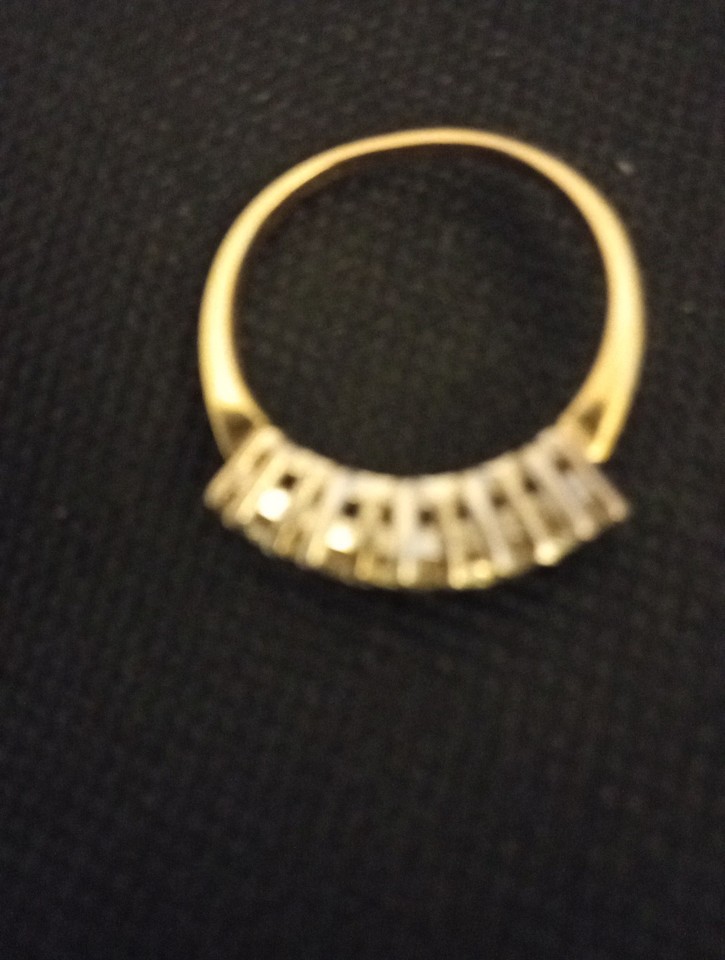 Diamond Ring 18ct Gold | eBay UK