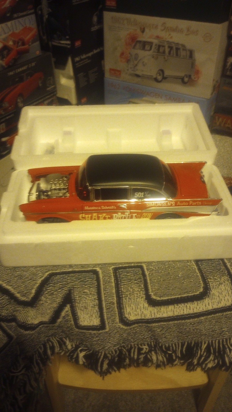 1/18 Acme 1957 Chevy Bel - Air Gasser Tribute Shake Rattle Run | eBay