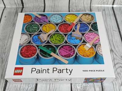 LEGO Paint Party 1000 Piece Jigsaw Puzzle Limited Edition - Colorful | eBay