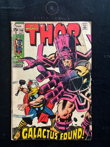 Rare 1969 Thor #168 (Origin Of Galactus) | eBay