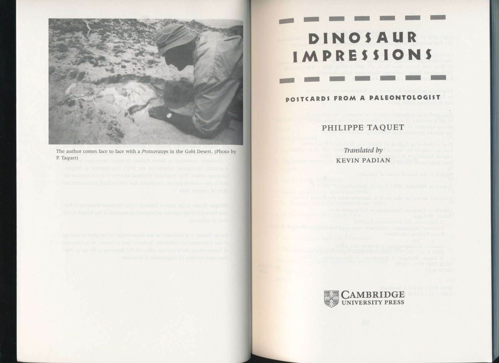 Dinosaur Impressions: Postcards from a Paleontologist by Philippe ...