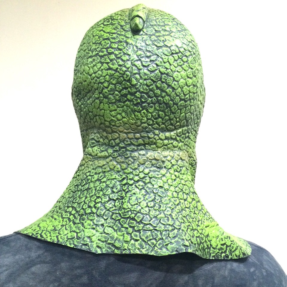V - The Visitors Mask Alien Martian Monster Reptile Lizard Man ...