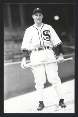 MIKE TRESH Real Photo Postcard RPPC 1938 Chicago White Sox George Burke ...