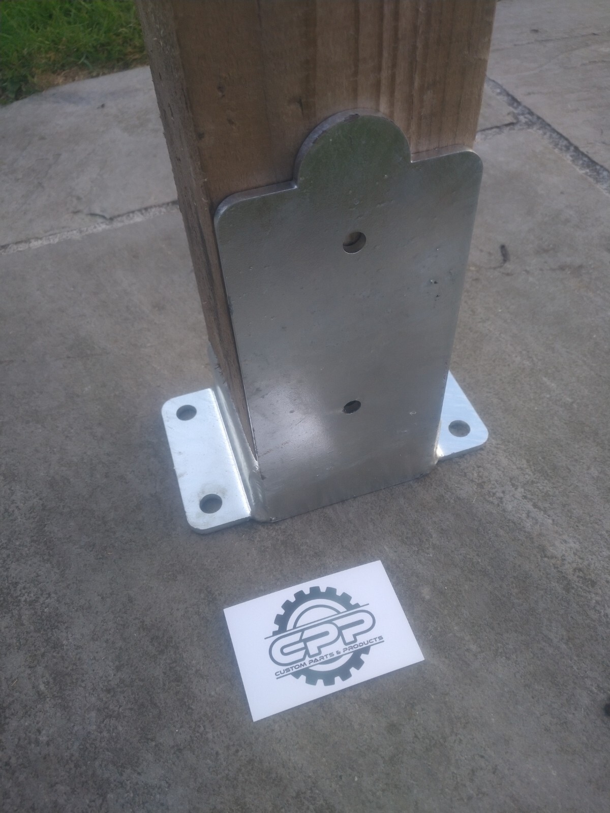 Post Socket Support Pergola Holder Fence Pillar Car Port 5mm elevated ...