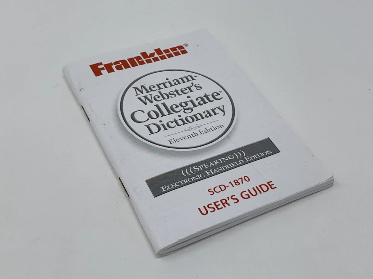 Franklin Merriam Webster Collegiate Dictionary