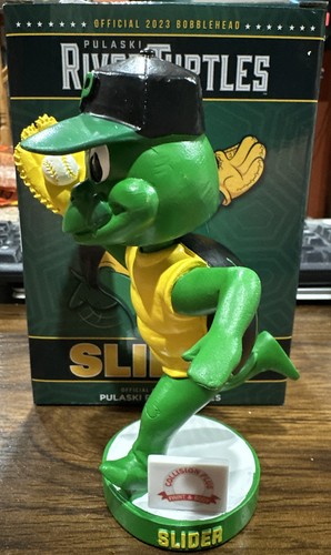 2023 Pulaski River Turtles Slider Mascot SGA Bobblehead Appy League | eBay