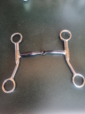 Smooth Snaffle Bit Sweet Iron Mouth 6.5" Shank | eBay