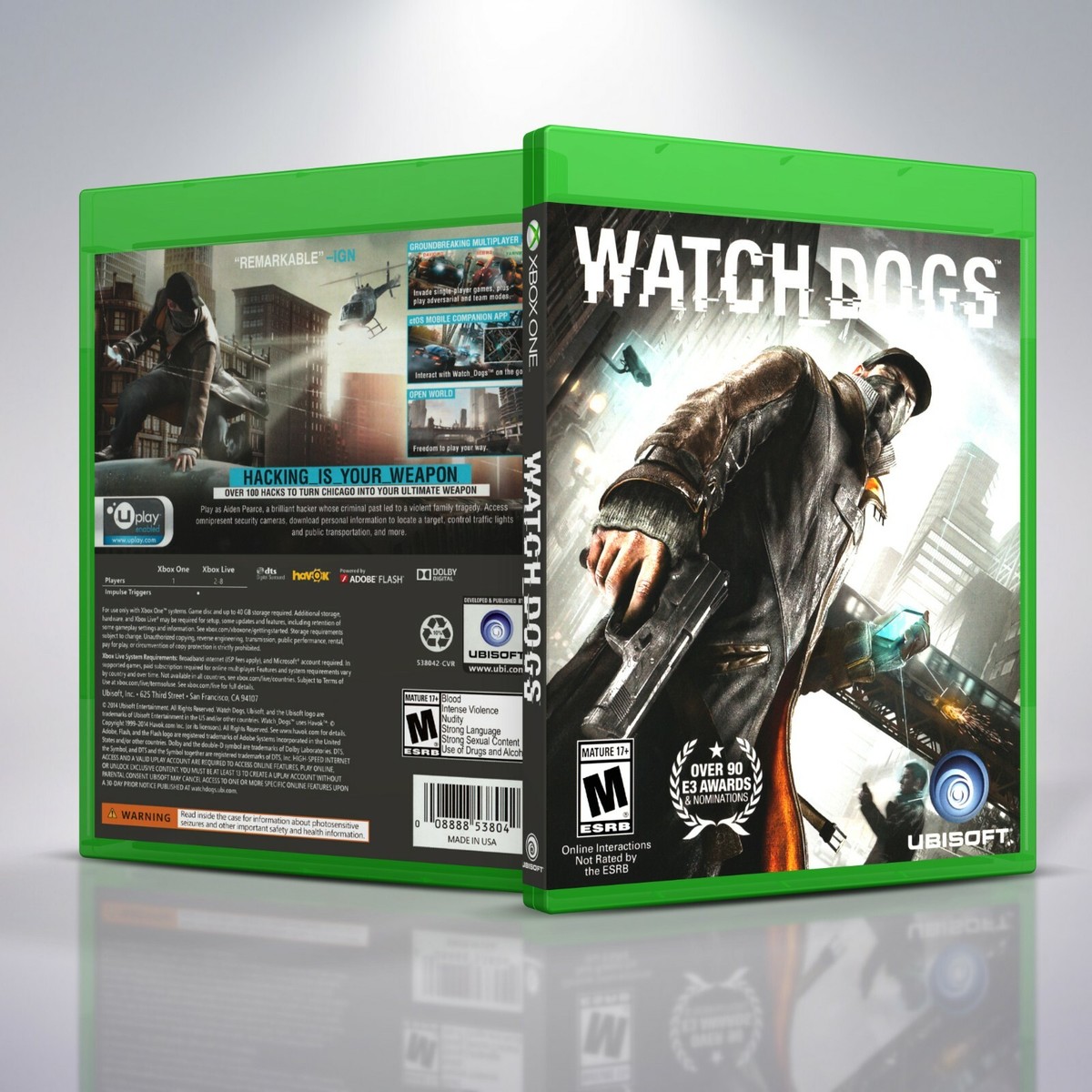 Watch Dogs Xbox One Cover