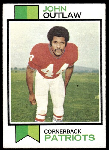 1973 TOPPS JOHN OUTLAW 3 RC NEW ENGLAND PATRIOTS #384 | eBay