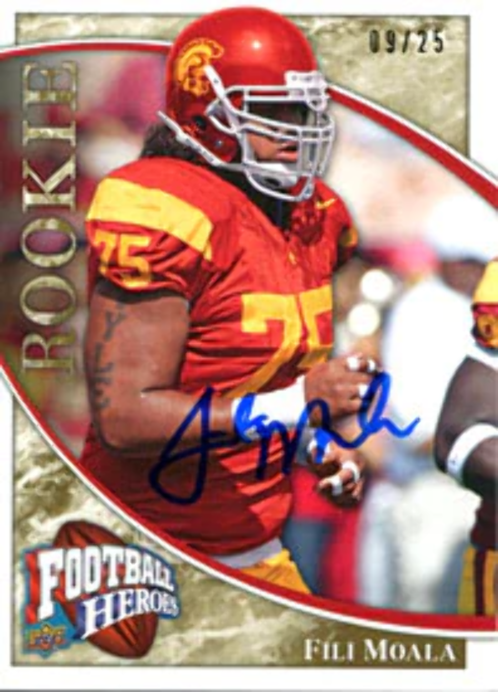 Fili Moala Autographed / Signed 2009 Upper Deck Card | eBay