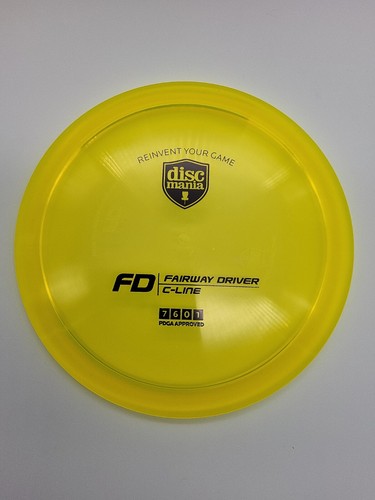 Discmania C-Line FD Fairway Driver Golf Disc Yellow 172g | eBay