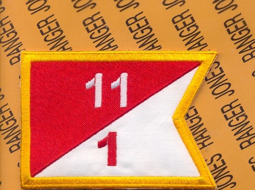 1st Sq 11th Armored Cavalry Regiment ACR Aviation Guidon Flag shoulder ...