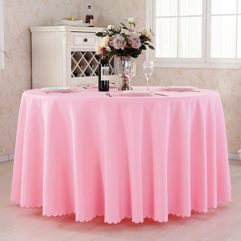 Plain Tablecloth Table Cover Cloth Banquet Wedding Cafes Rectangle ...