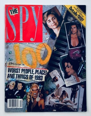 Spy Magazine December 1993 Hillary Clinton, Michael Jackson and Penny ...