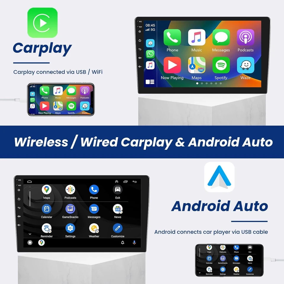 9" Android13 CarPlay Car Stereo Radio GPS Navi SWC FM For VW Tiguan ...