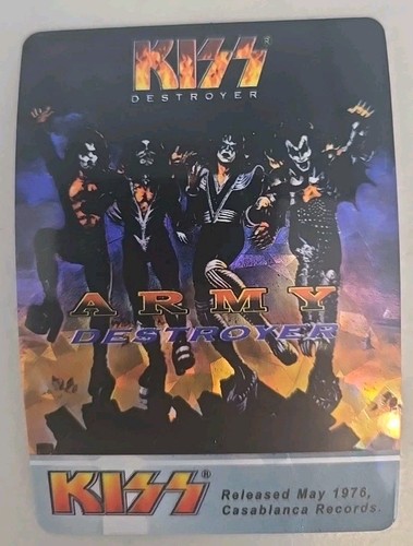 KISS Stickers Band Decals Gene Simmons {LOT OF 3} -Rock N Roll- Army ...