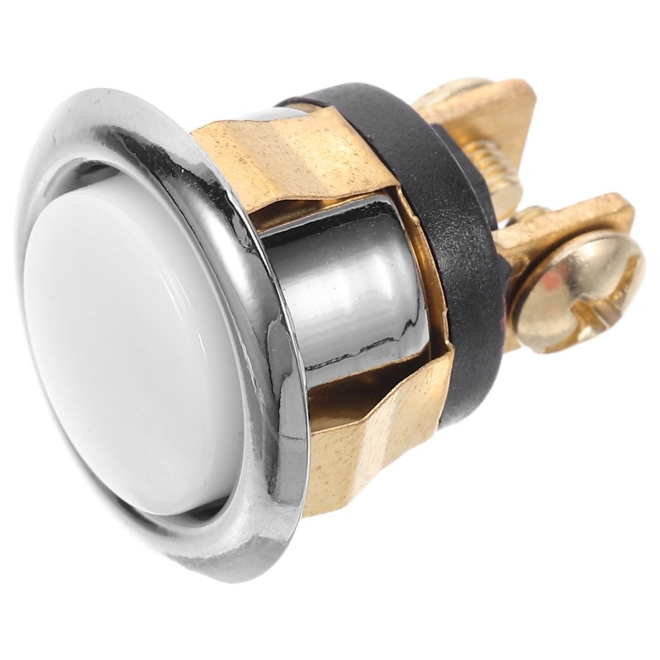 Round Doorbell Push Button - Wired Metal Door Bell Ringer Switch ...