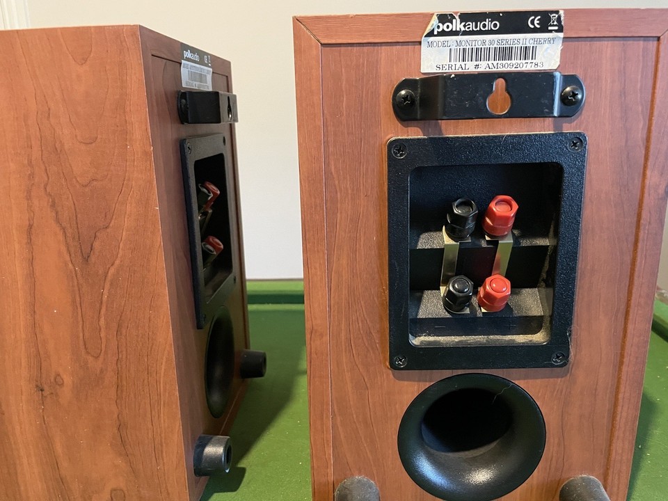 Polk Audio Monitor 30 Series Bookshelf Speakers (Pair) Wood/black ...