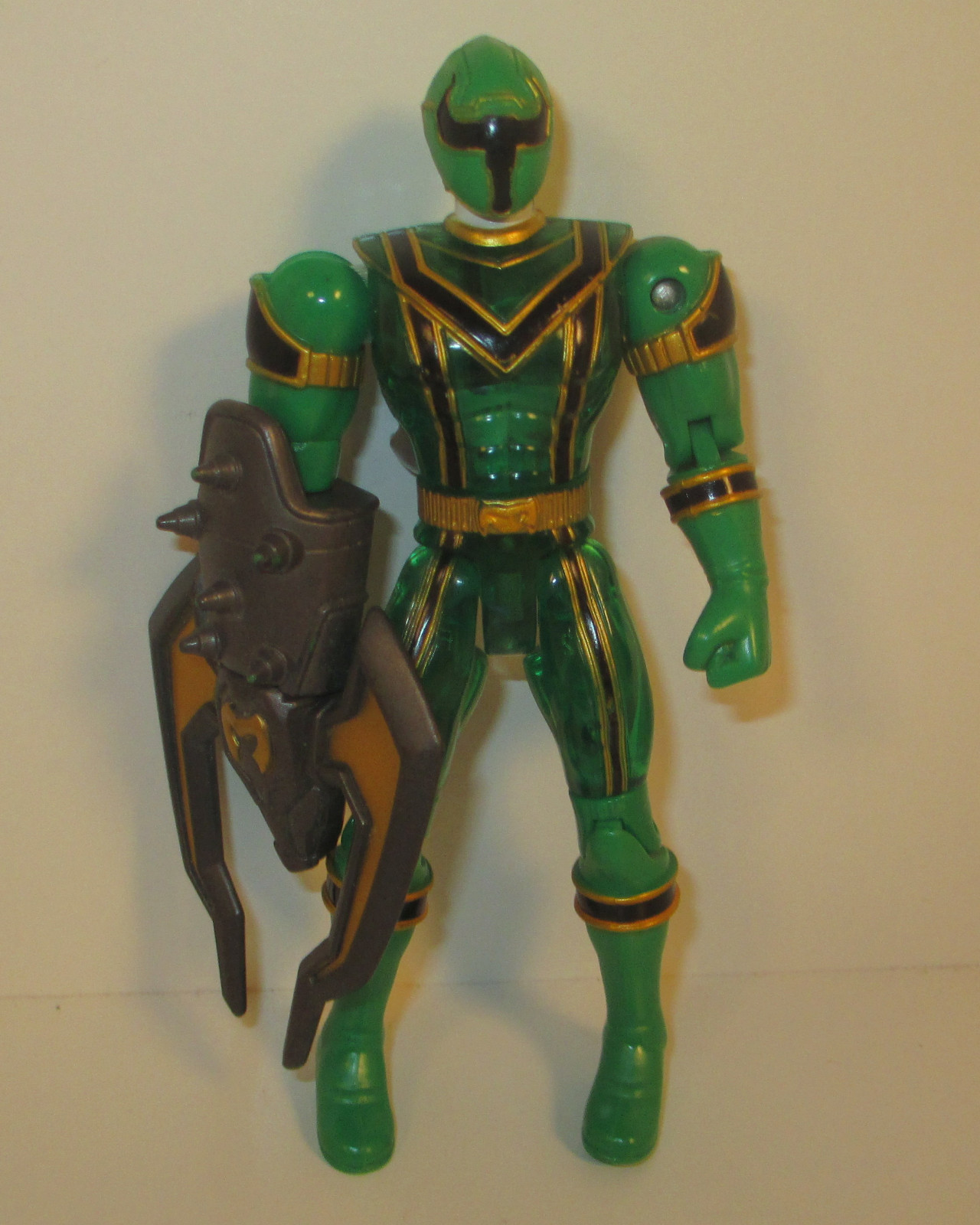 2005 Xander Green Ranger 5.5" Bandai Action Figure Power Rangers Mystic ...