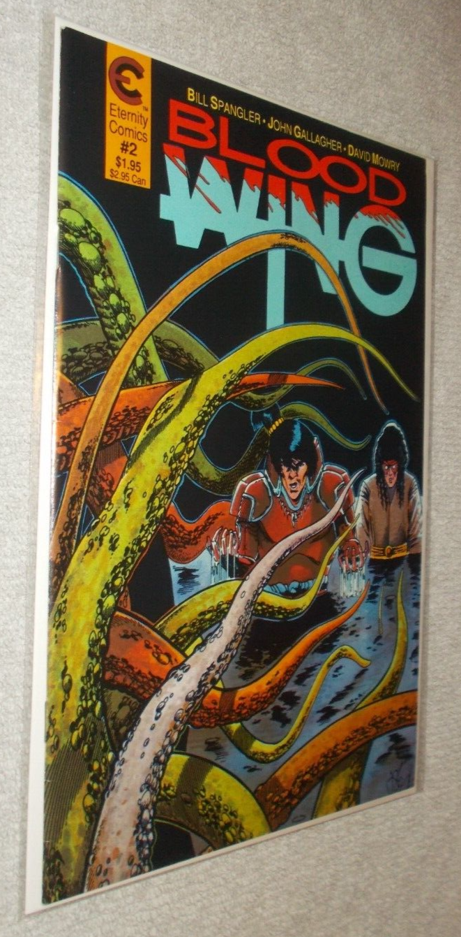 BLOOD WING # 2 VG+ 1988 ETERNITY COMICS HORROR COPPER AGE BILL SPANGLER ...