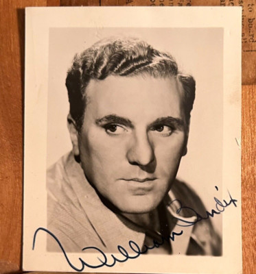 WILLIAM BENDIX—SIGNED PHOTO—HITCHCOCK LifeBoat—Babe Ruth-Alan Ladd-Life ...