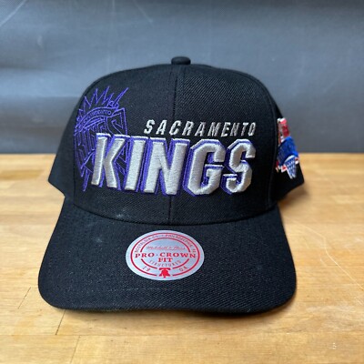 Rare Draft NBA Sacramento Kings Snapback Cap Hat Mitchell and Ness ...