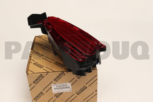 814800K010 Genuine Toyota LAMP ASSY, RR FOG 81480-0K010 | eBay
