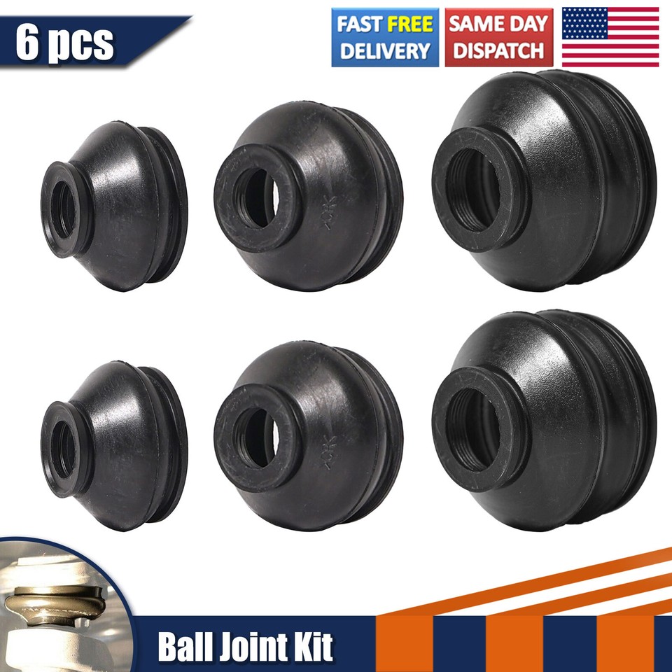 6PC Multipack Ball Joints Dust Boot Cover Track Tie Rods Ends Set Kits ...
