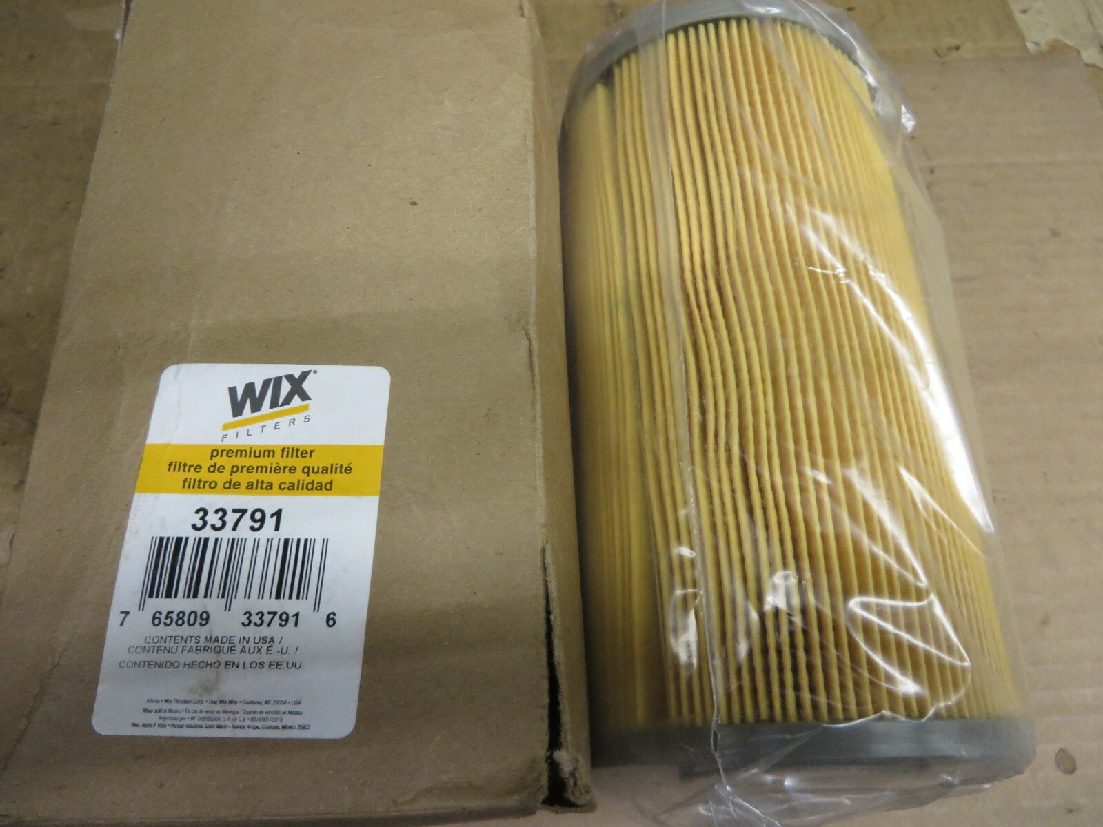 WIX 33791 - Fuel filter cross reference