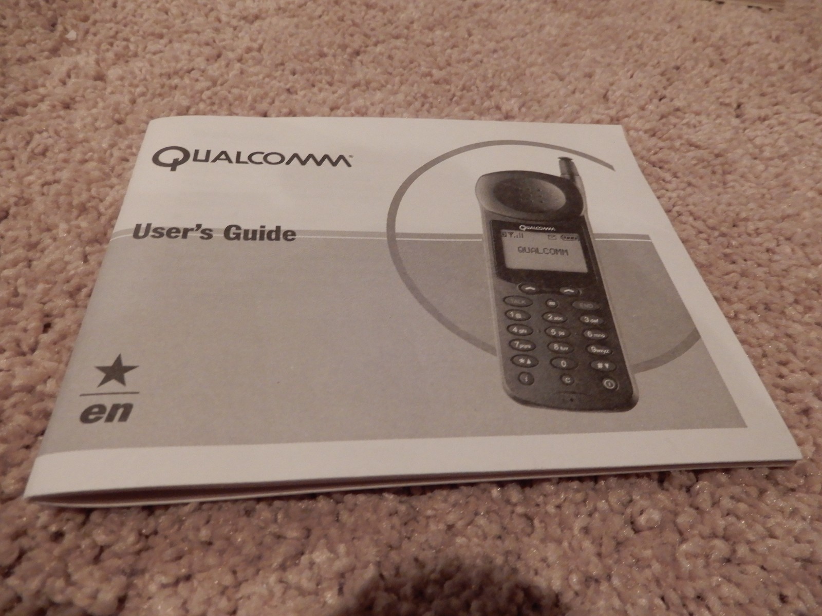 VINTAGE ORIGINAL QUALCOMM MODEL QCP 860 QCP 1960 QCP 2760 USERS GUIDE ...