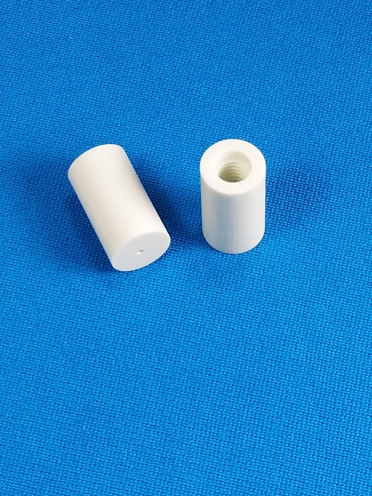 (2) IVORINE 4 - 1.00 inch Capped & Threaded Pool Cue Ferrule - Cue ...