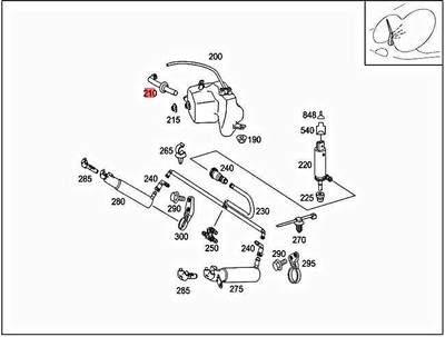 Genuine MERCEDES BBDC C219 S211 W211 CLS C219 Hose 2118600692 | eBay