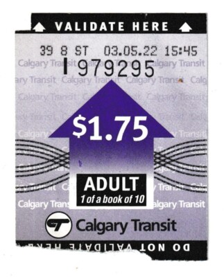 CALGARY, CANADA Adult Day Ticket | eBay