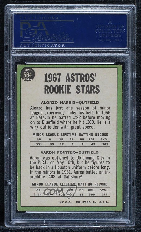 1967 Topps High # Aaron Pointer Alonzo Harris #564 PSA 4 Rookie RC | eBay