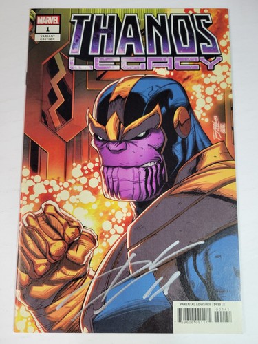 Thanos Legacy #1 Signed Donny Cates 2018 Marvel Ron Lim Variant | eBay
